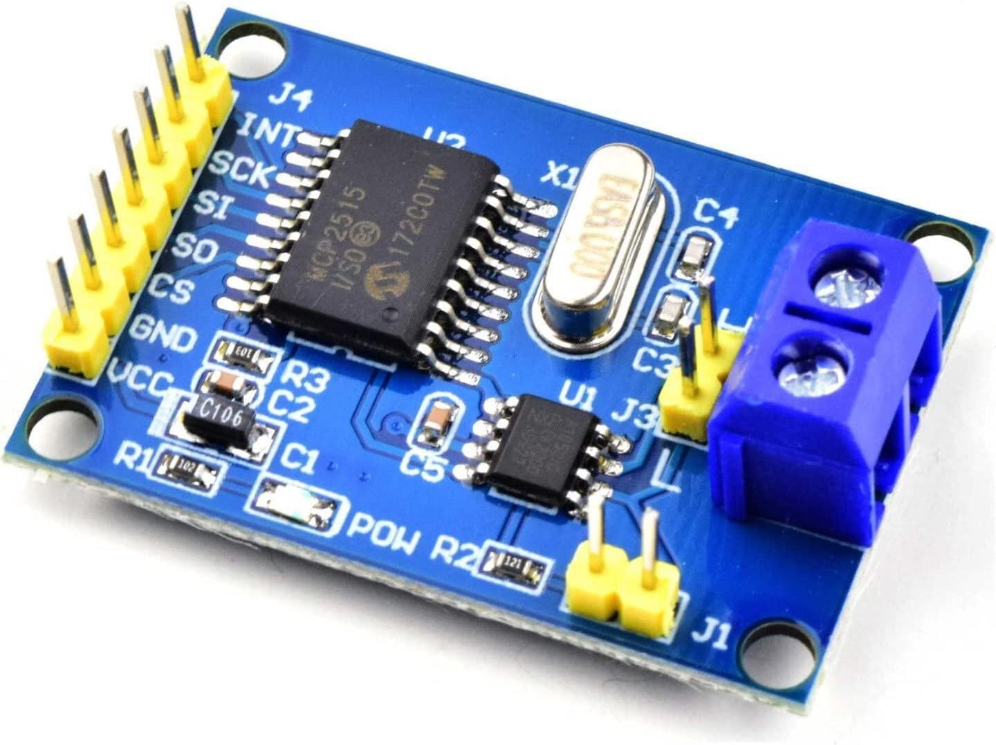 Amazon.com: CANADUINO® CAN Bus Micro Controller Interface with MCP2515 ...