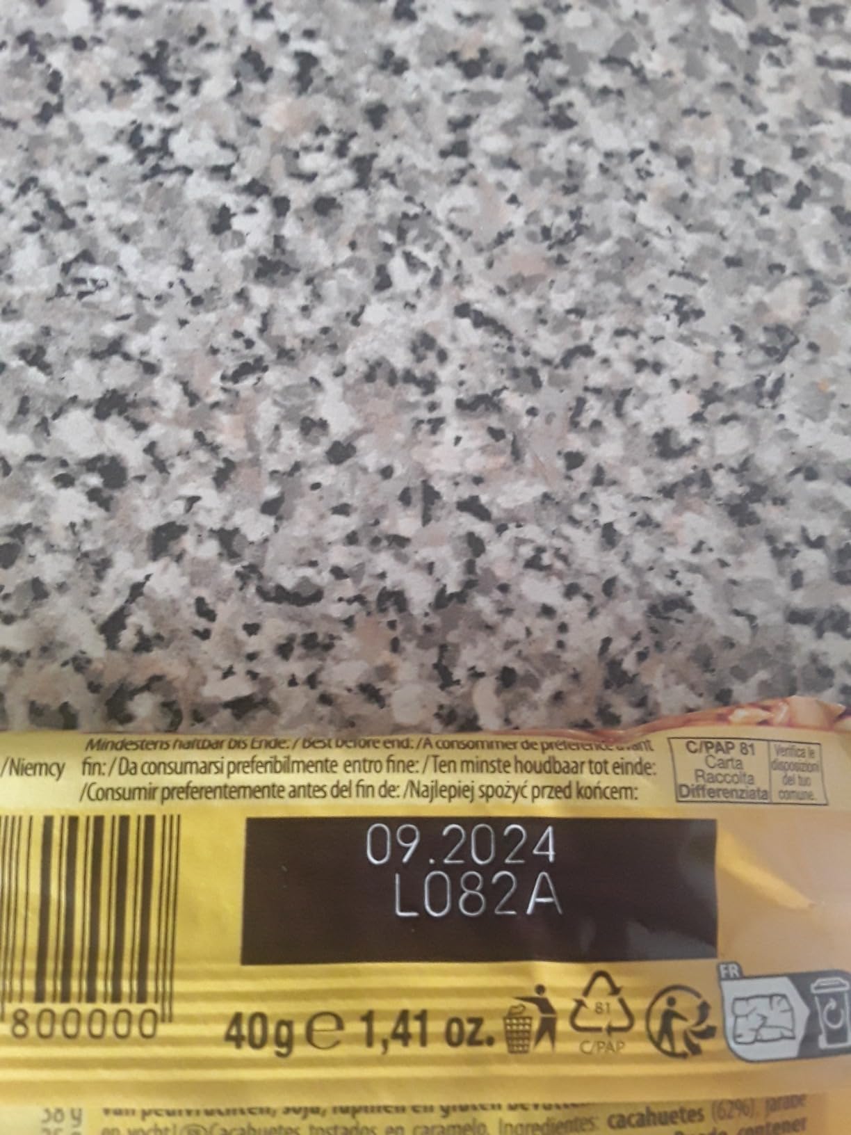 Mr Tom Peanut Bar 40g (Pack of 18) : Amazon.co.uk: Grocery