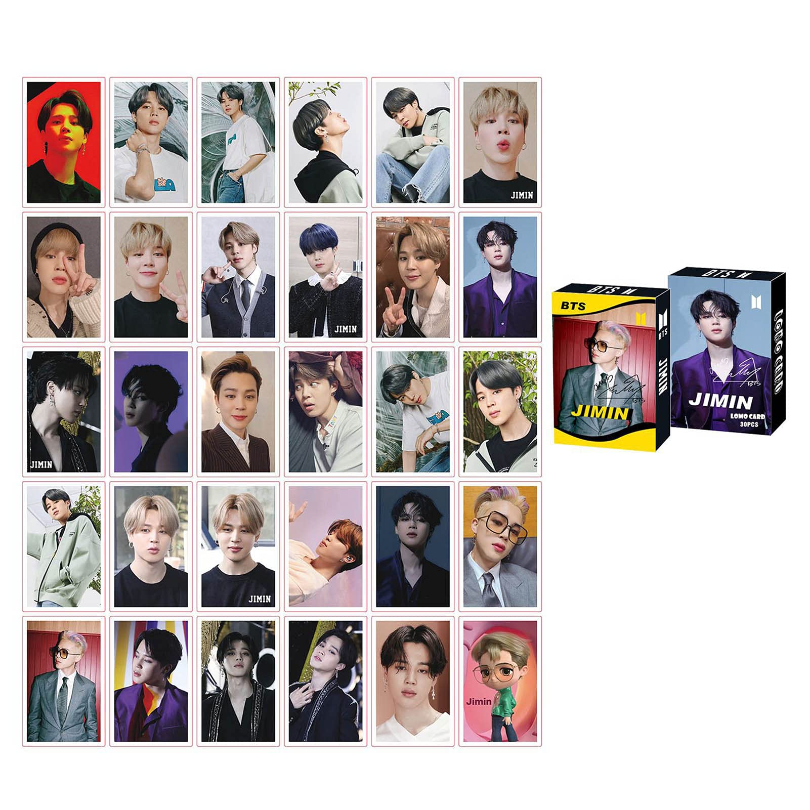 Buy ALTcompluser 30 Sheets Kpop BTS Butter Photocards Photo Cards ...