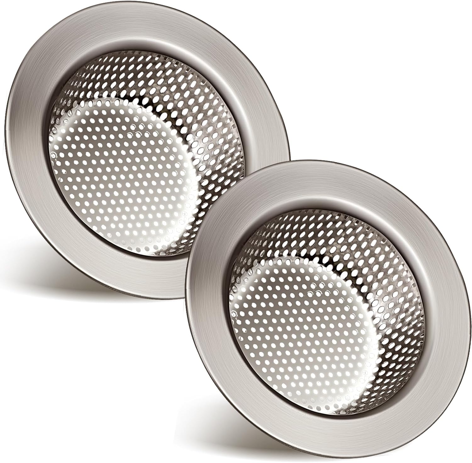 Retisee 2 Pcs Sink Strainer Stainless Steel Kitchen Sink Drain Strainer ...