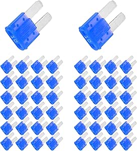 Amazon.com: Hawyet 50 PCS M2 Car Fuses Kit, 0.3In x 0.6In Metal Fuses ...