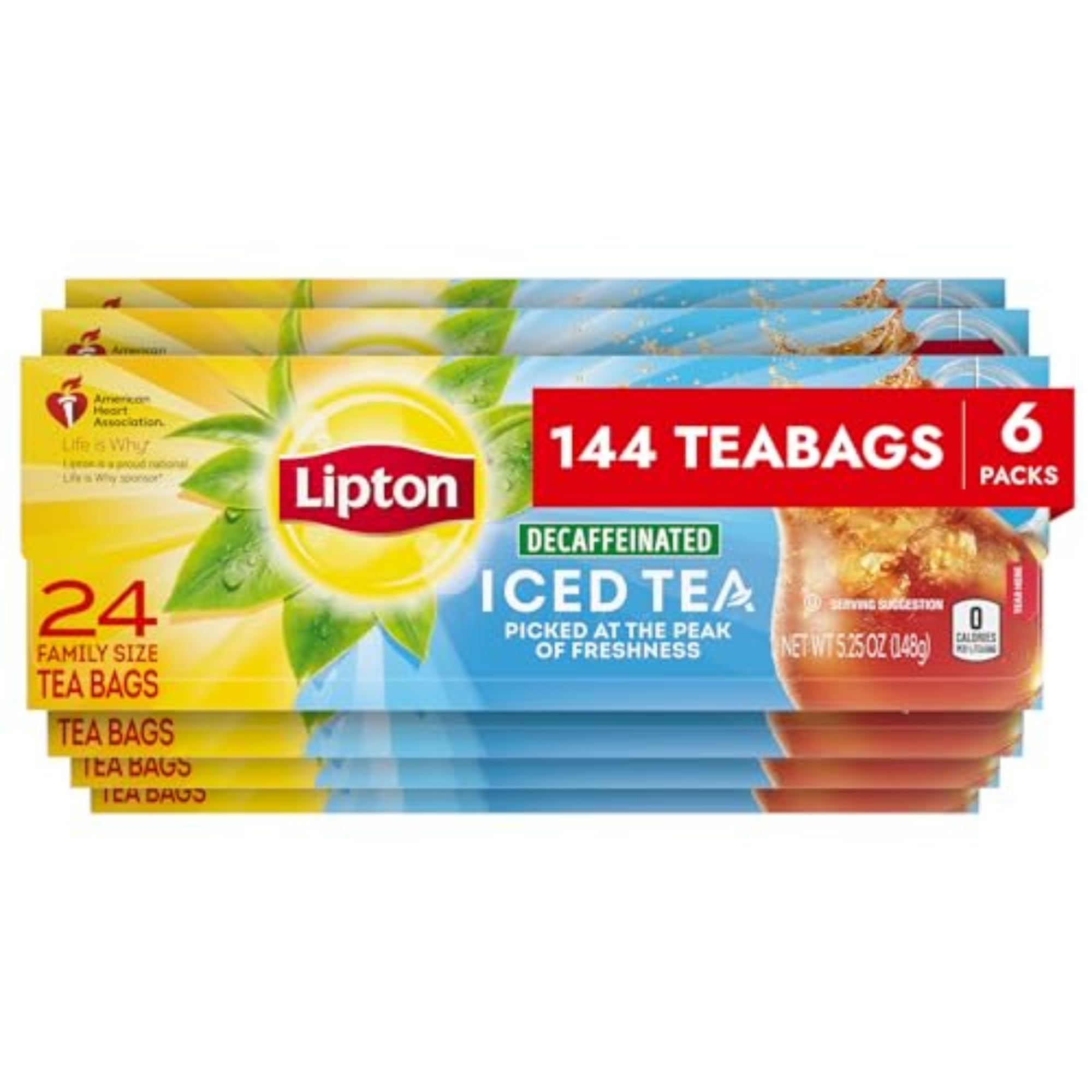 Amazon.com : Lipton Raspberry Iced Tea Mix, Sweetened, Makes 10 Quarts ...