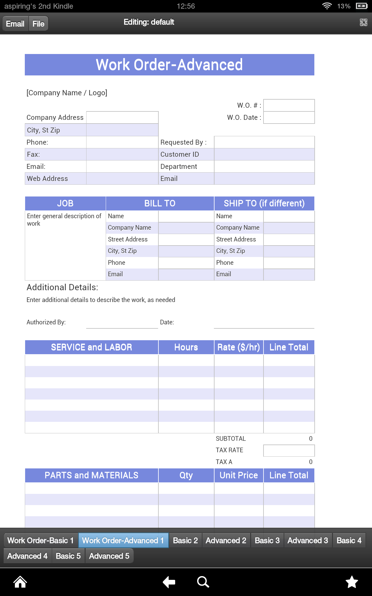 Work Order - App on Amazon Appstore