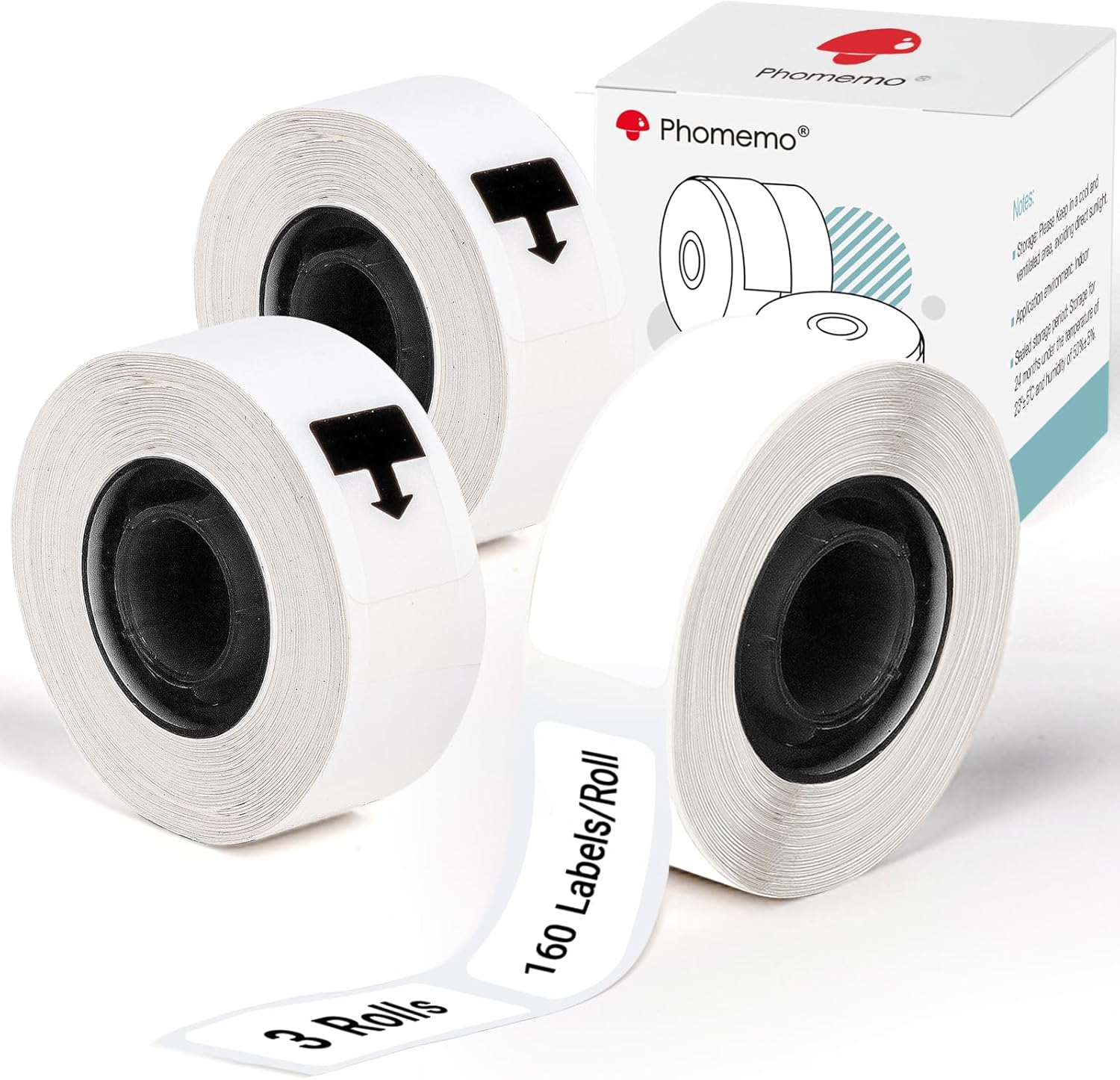 Amazon.com : Odaro D30 Q30 Q30S Q31 Thermal Label Tape, White Label ...