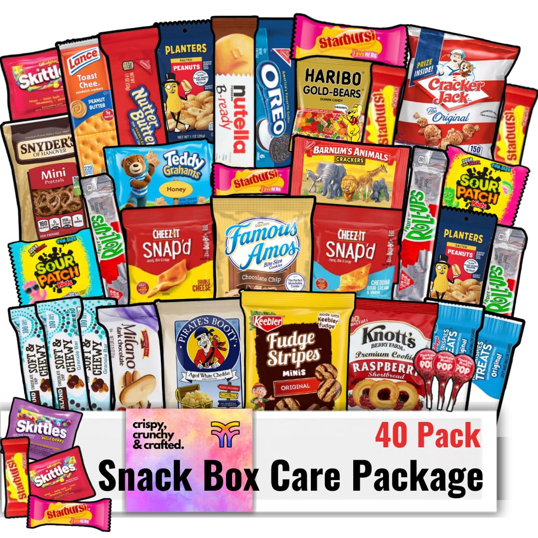 Amazon.com: Fountain City Fulfillment Snack Box Care Package - Back to ...