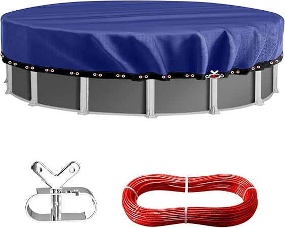 Amazon.com : Winter Pool Cover 18 ft Round,Pool Covers for Above Ground ...