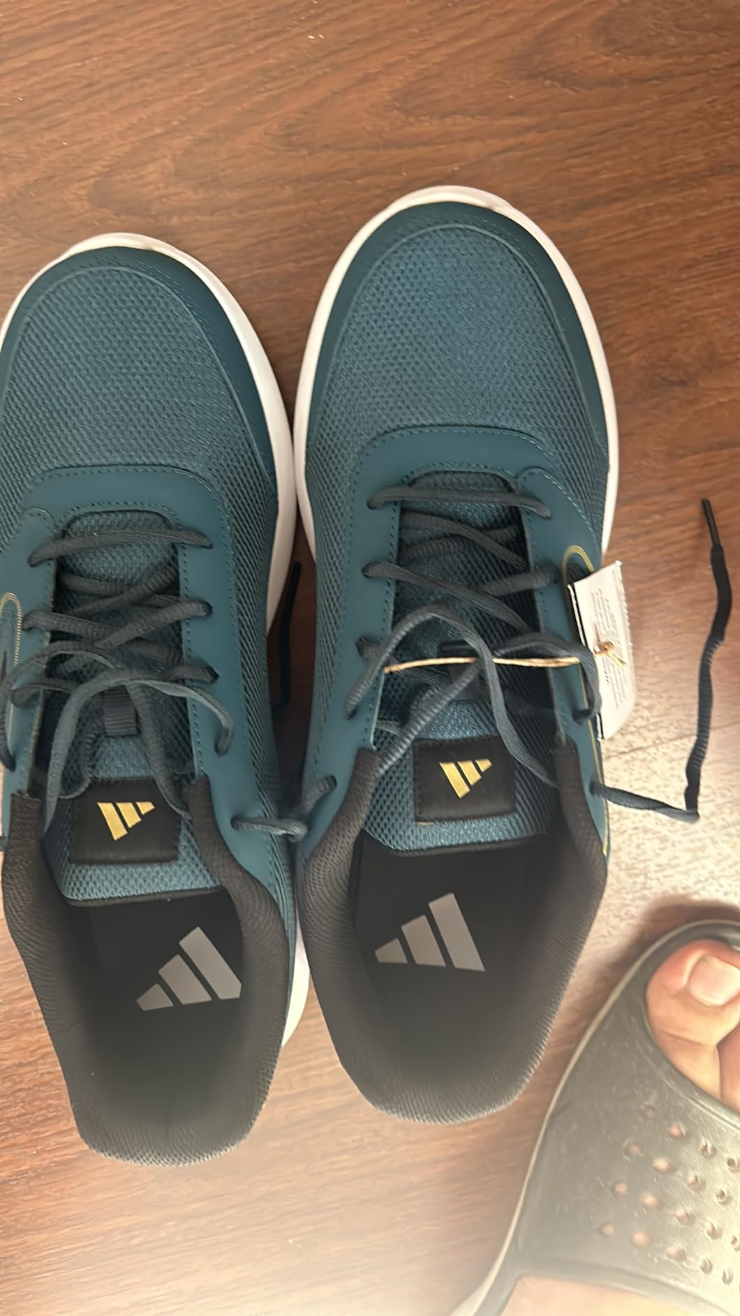 Buy Adidas Men Synthetic Fluento M Running Shoe ARCNGT/CBLACK/OLDGOL ...