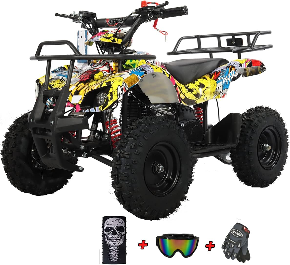 Amazon.com: X-PRO Eagle 40cc ATV 4 Wheelers 40cc ATV Quads Quad with 6 ...