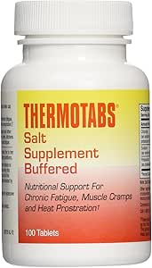 Amazon.com: THERMOTABS Salt Supplement Buffered Tablets, 100 Count ...