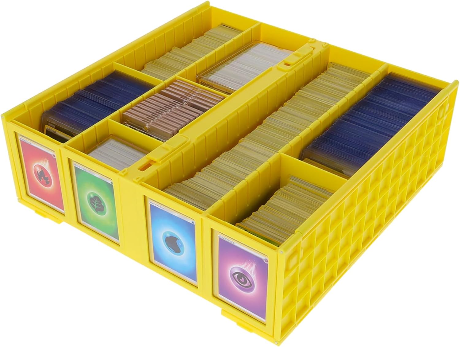 Amazon.com: BCW Collectible Card Bin - Single Yellow | Holds 3200 Cards ...