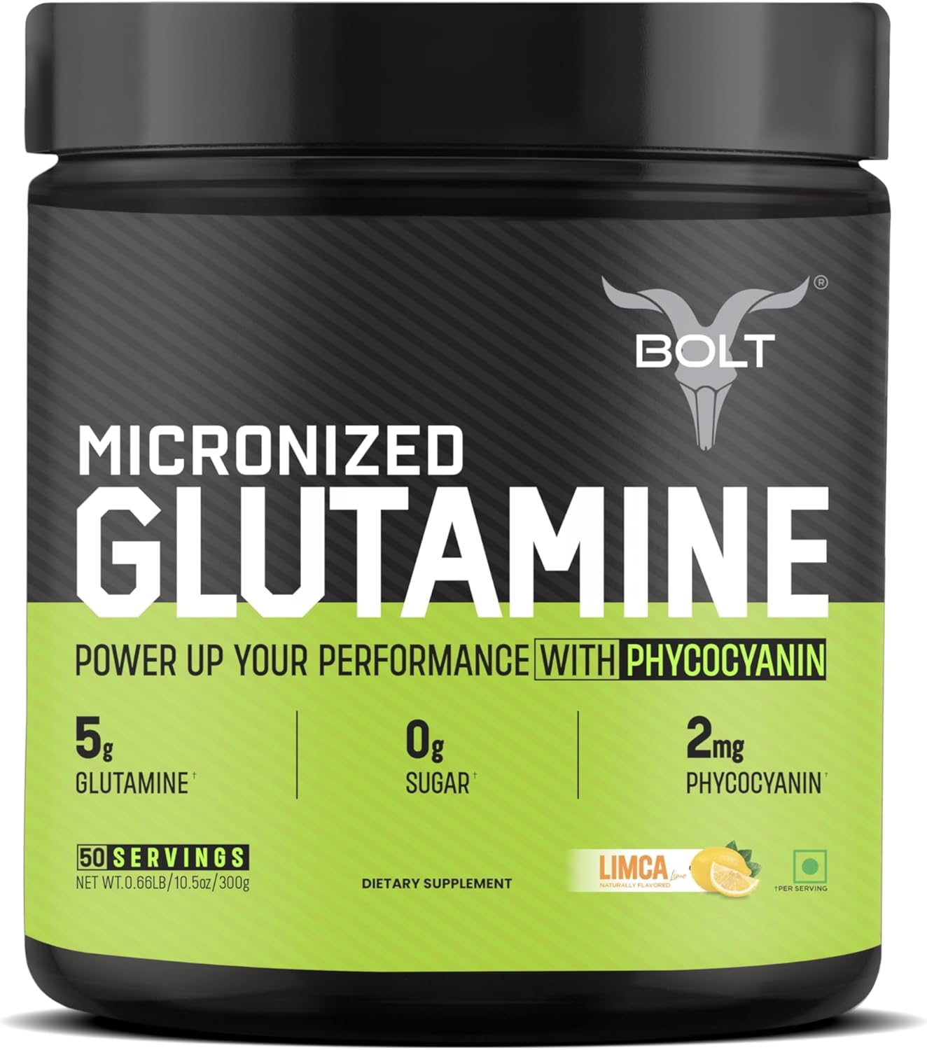 Amazon.com: Bolt Nutrition Micronized Glutamine Powder (50 Servings ...