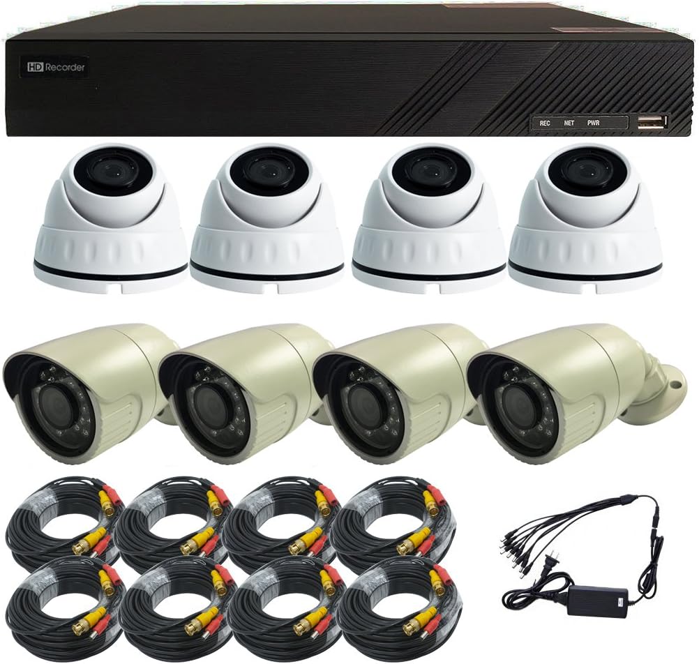Amazon.com : Complete Sibell 8 Channel 720p HD-TVI Surveillance System ...