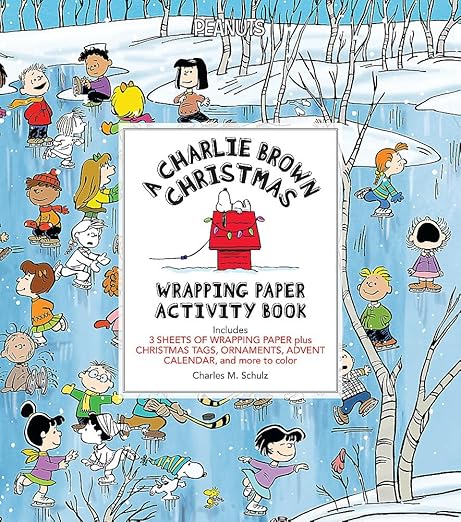 A Charlie Brown Christmas Wrapping Paper Activity Book: Schulz, Charles ...
