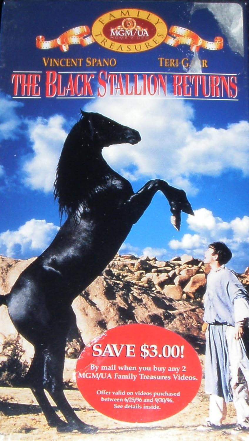 Amazon.com: The Black Stallion Returns [VHS] : Kelly Reno, Vincent ...