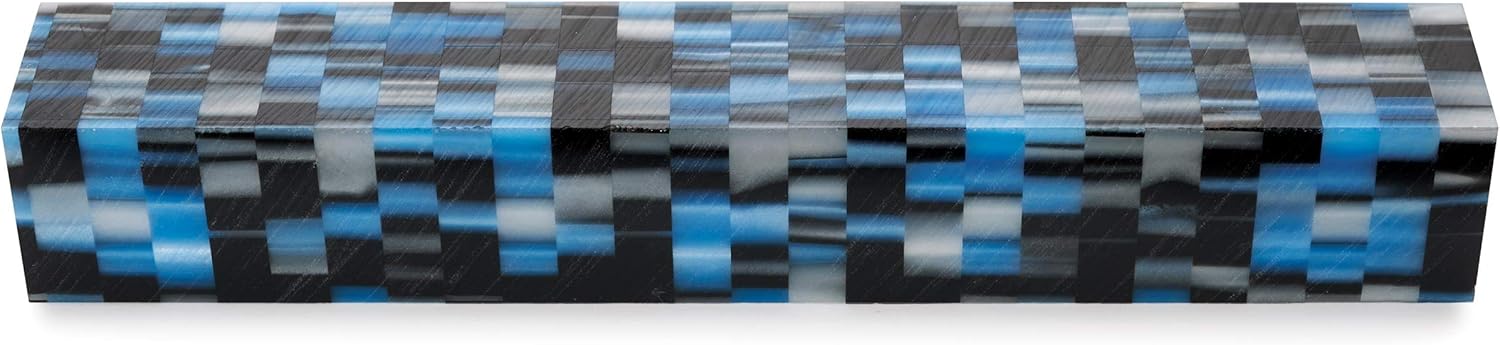 Amazon.com: Woodriver Acrylic Pen Blank, Silver Rubix : Tools & Home ...