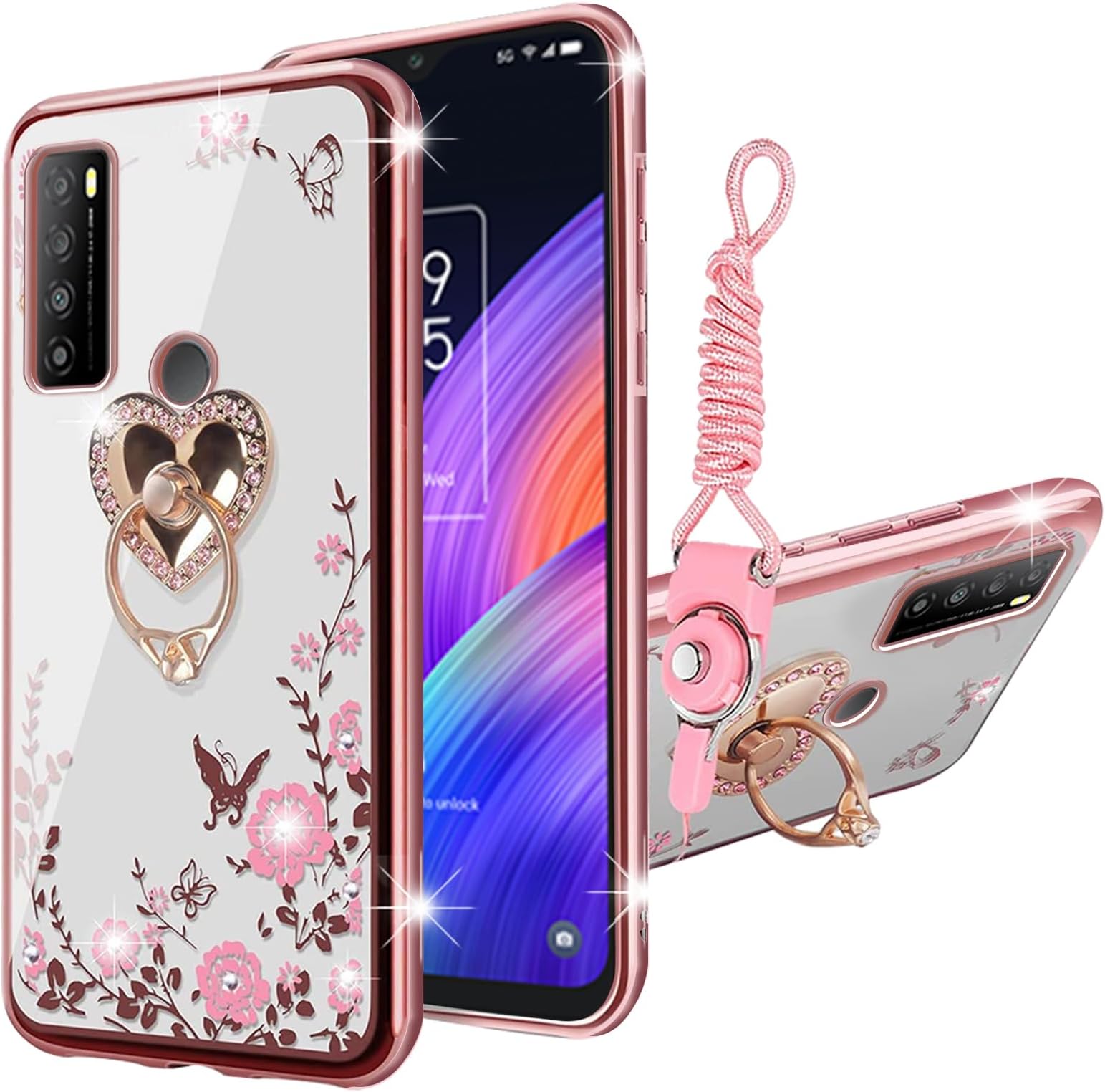 Amazon.com: KuDiNi for TCL 30 XL Phone Case, 30XL T701DL Case for Women ...