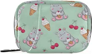 Amazon.com: Ice Cream Cherry Hippo Weekly Medicine Pill Organizer ...