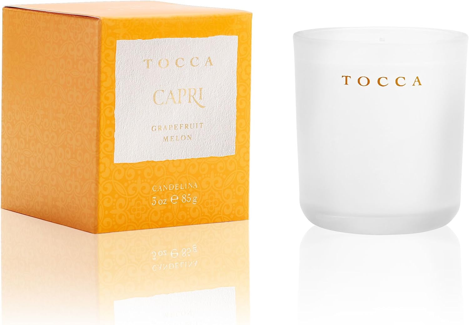 Amazon.com: Tocca Capri Grapefruit & Melon Candle, 3 oz : Home & Kitchen