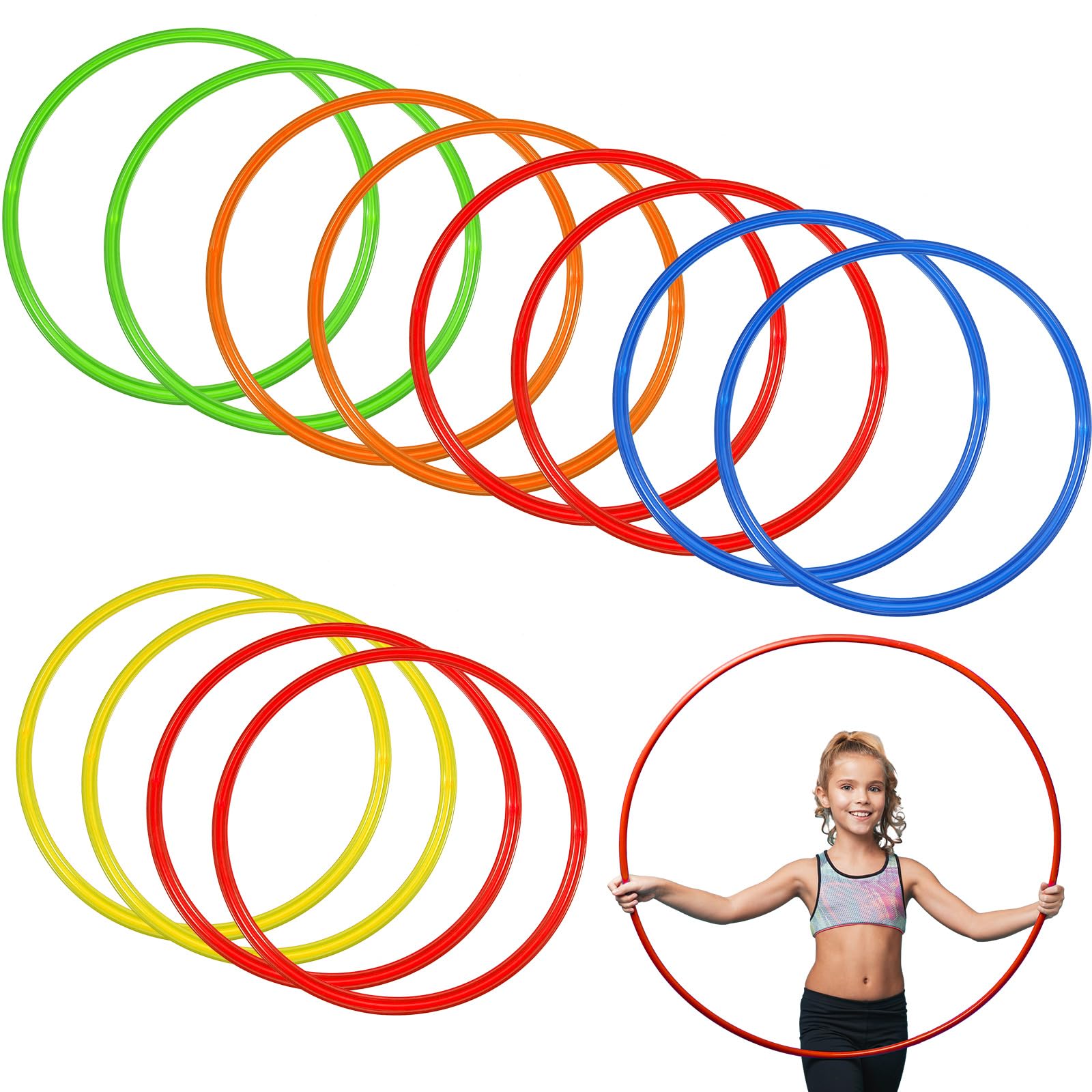 Snapklik.com : Libima Obstacle Course Ring Set Exercise Hoop Large Hoop ...