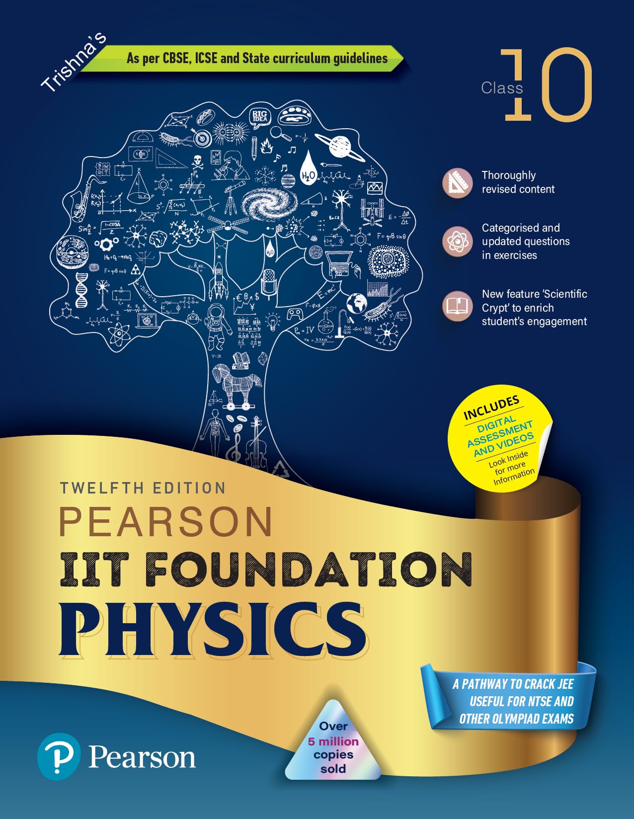 Buy Pearson IIT Foundation'24 Physics Class 10, As Per CBSE, ICSE and ...