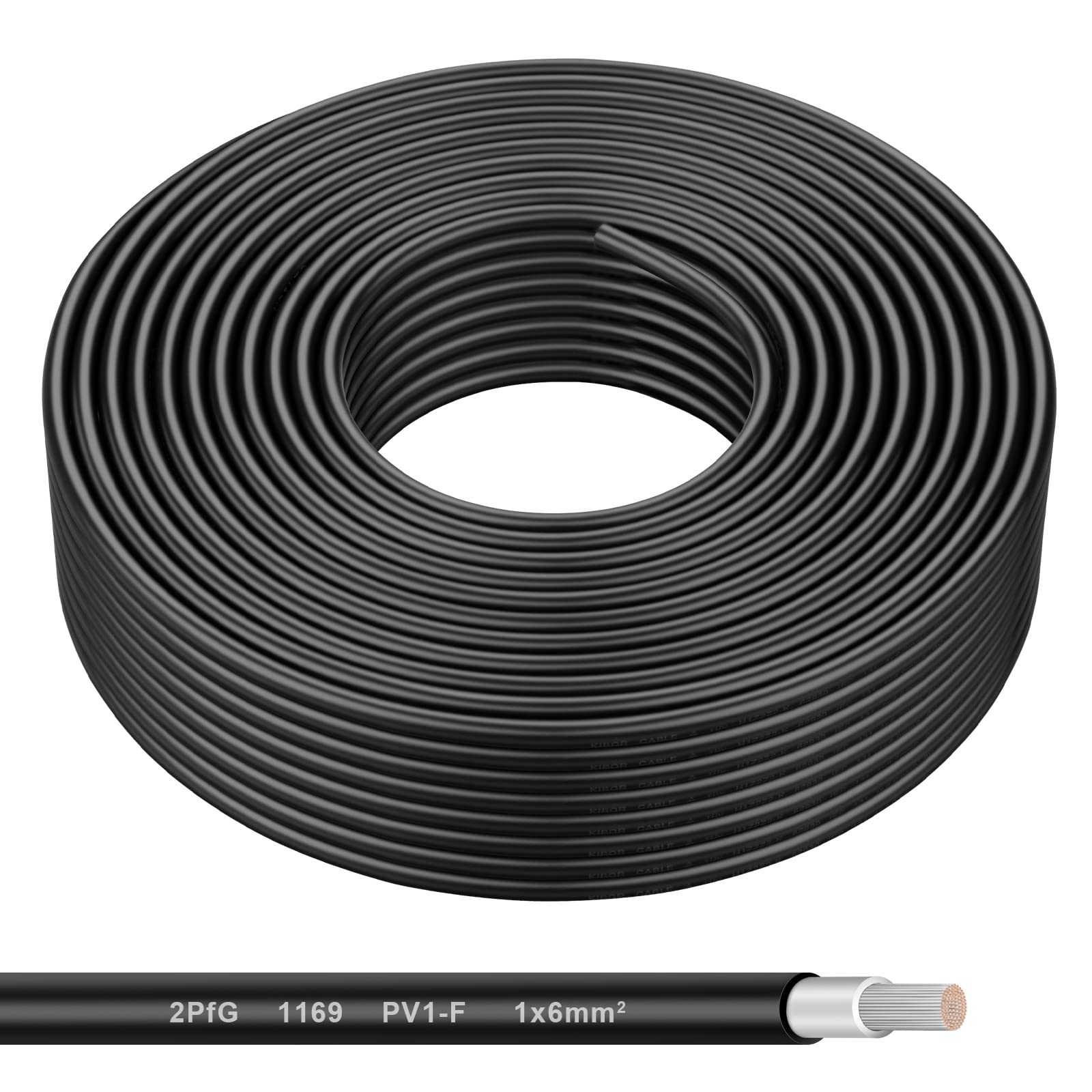 Snapklik.com : Shirbly Solar Panel Wire - 120FT Black Tinned Copper ...