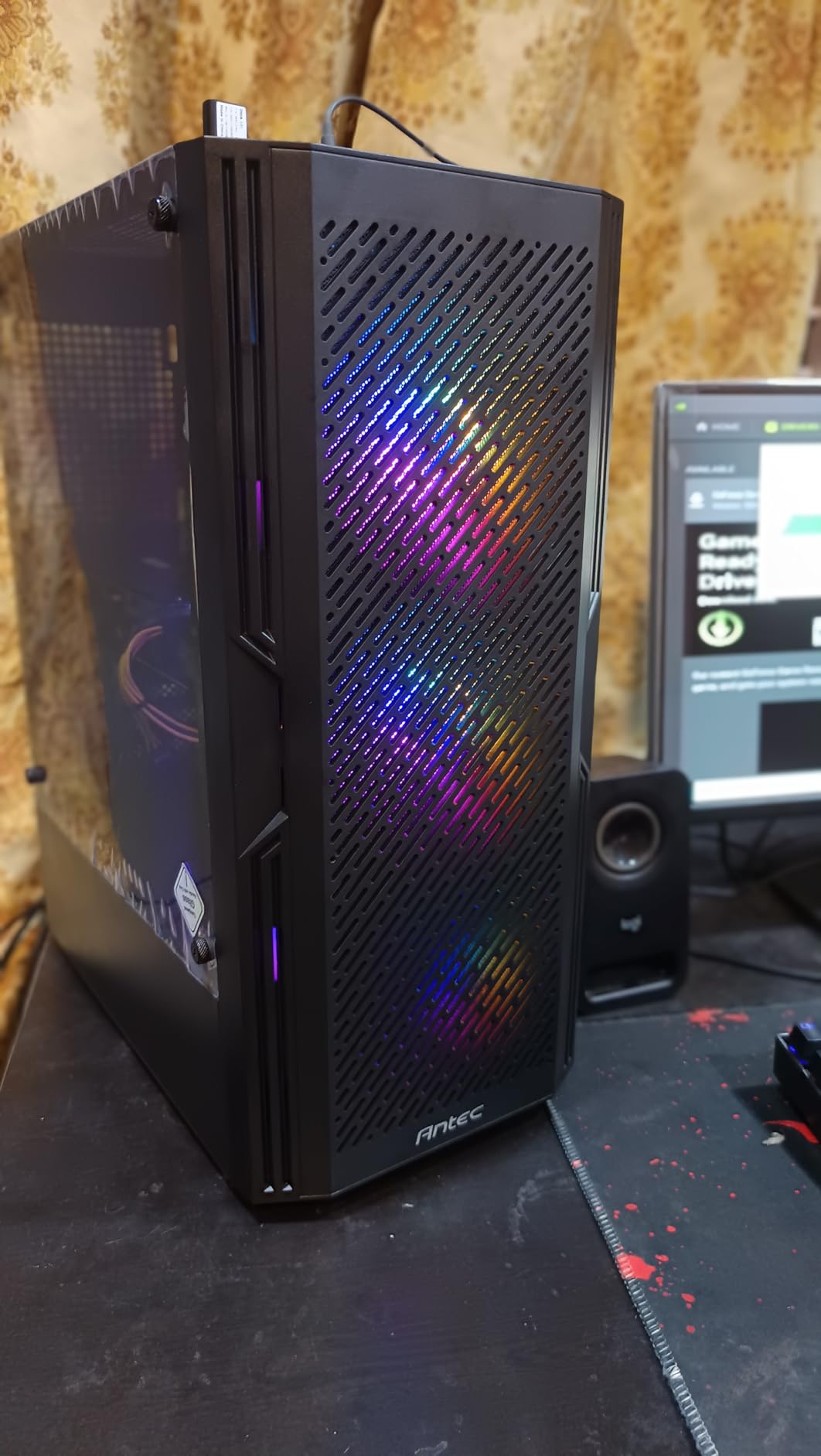 Amazon.in: Buy Antec AX20 RGB Tempered Glass High Airflow Mid-Tower ...