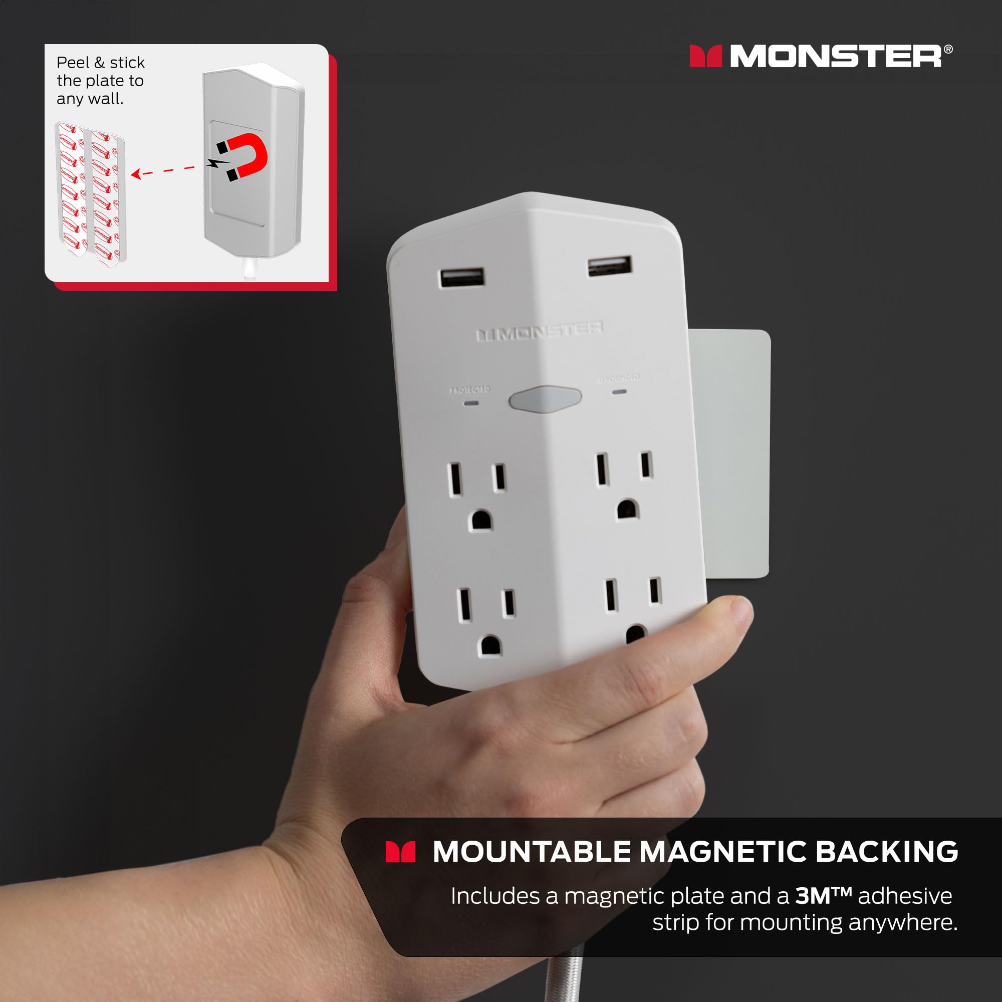 Snapklik.com : Monster Power Shield XL Surge Protector