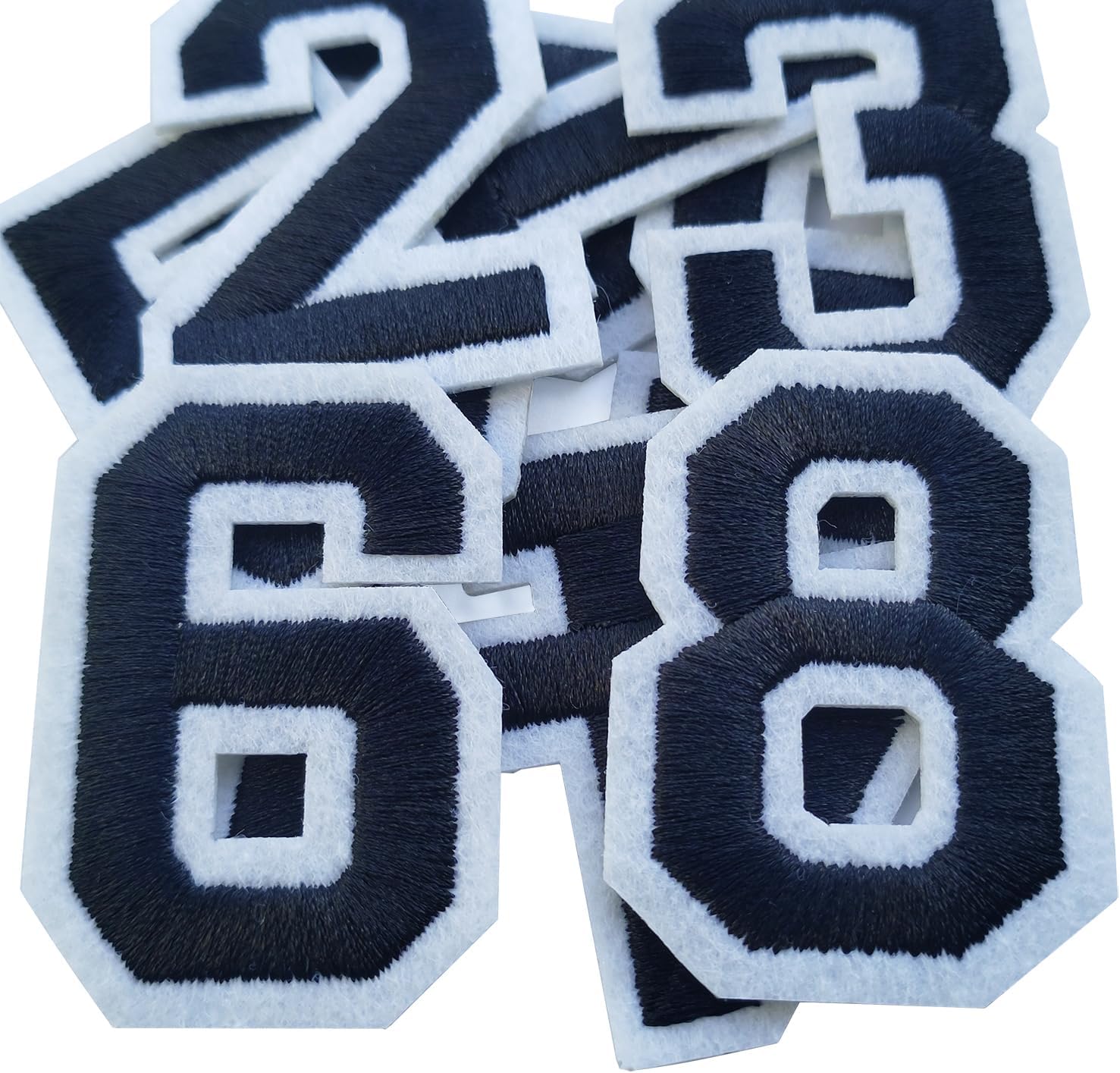 Amazon.com: Bfuee 30 Pieces Iron on Number Patches,Embroidered Numbers ...