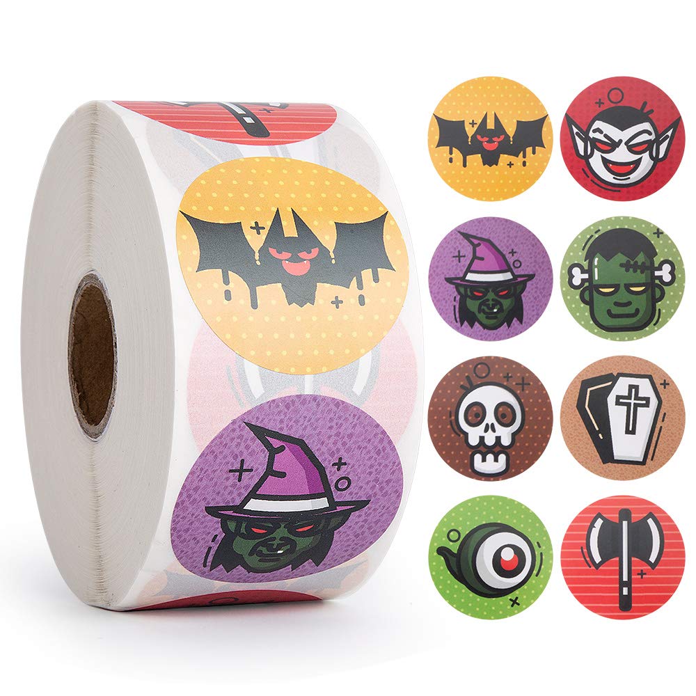 1000pcs Halloween Stickers Party Pack Non Toxic Stickers For Kids ...