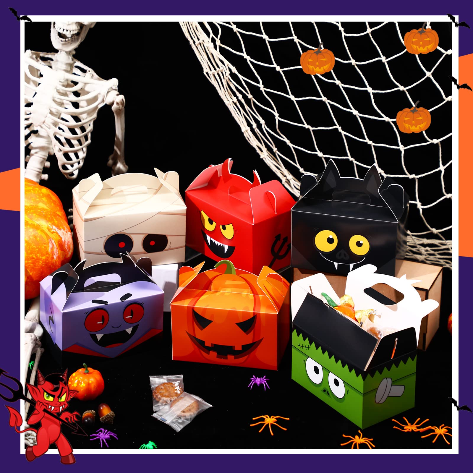 Snapklik.com : TaoBary 24 Pieces Halloween Candy Treat Box Set ...