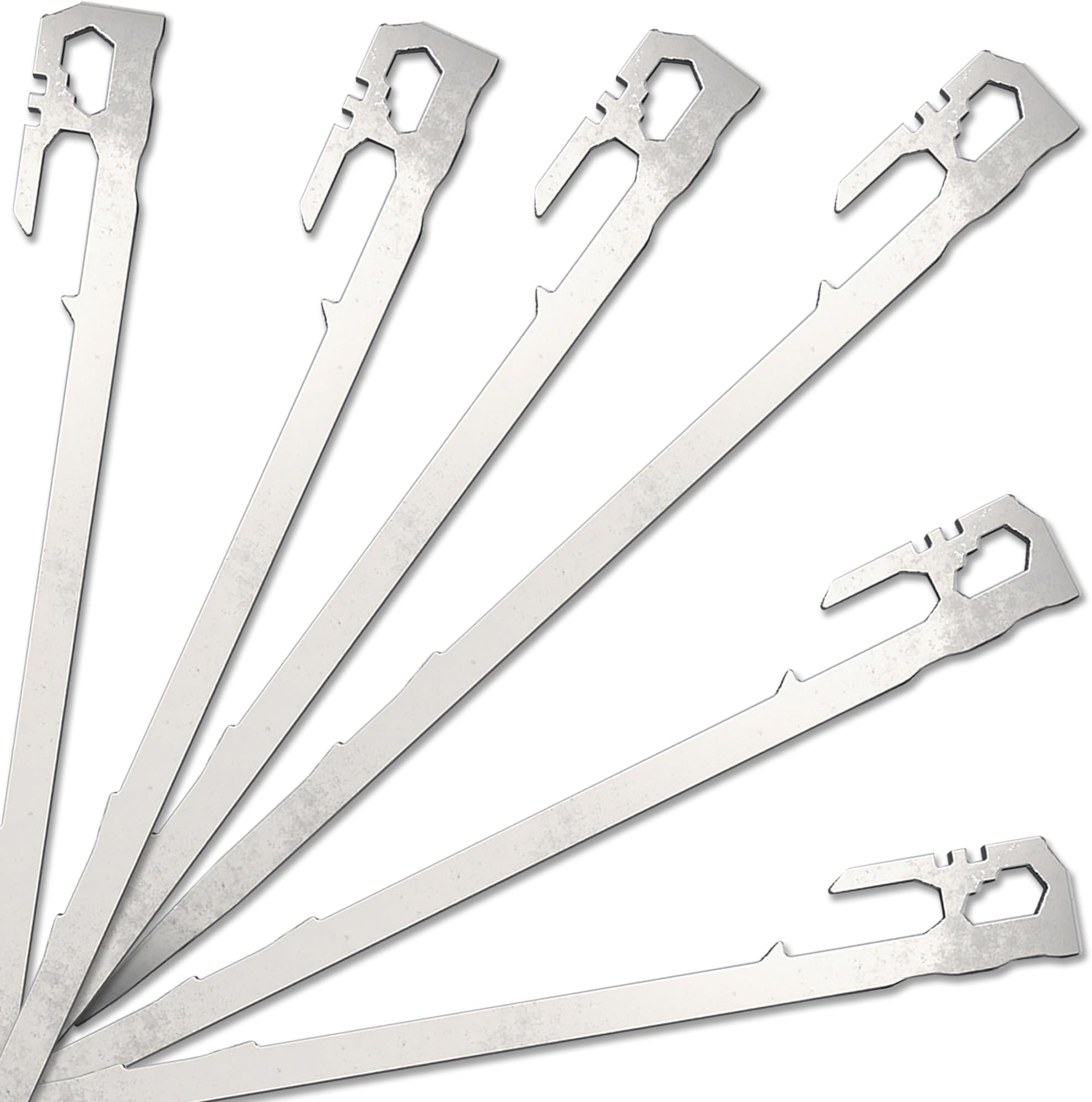 Amazon.com : Camping Tent Stakes - Heavy Duty Tent Pegs Outdoor, Metal ...