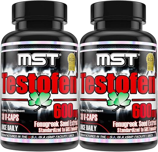 Amazon.com: Testofen Supplement Twin Pack (2 Bottles of 30 Count Each ...