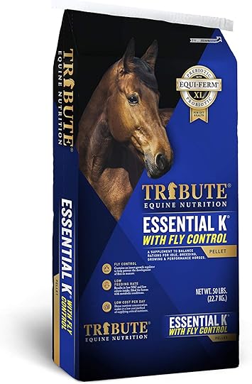 Amazon.com : Essential K Ration Balancer Horse Feed with Fly Control ...