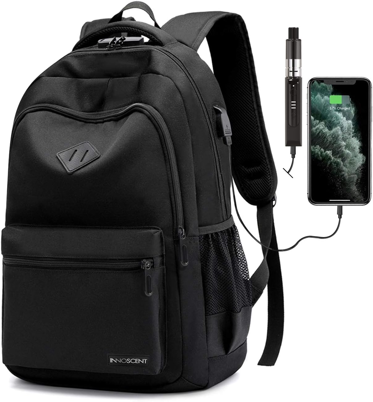 Amazon.com: INNOSCENT 100% Smell Proof Bag Backpack With COMBINATION ...