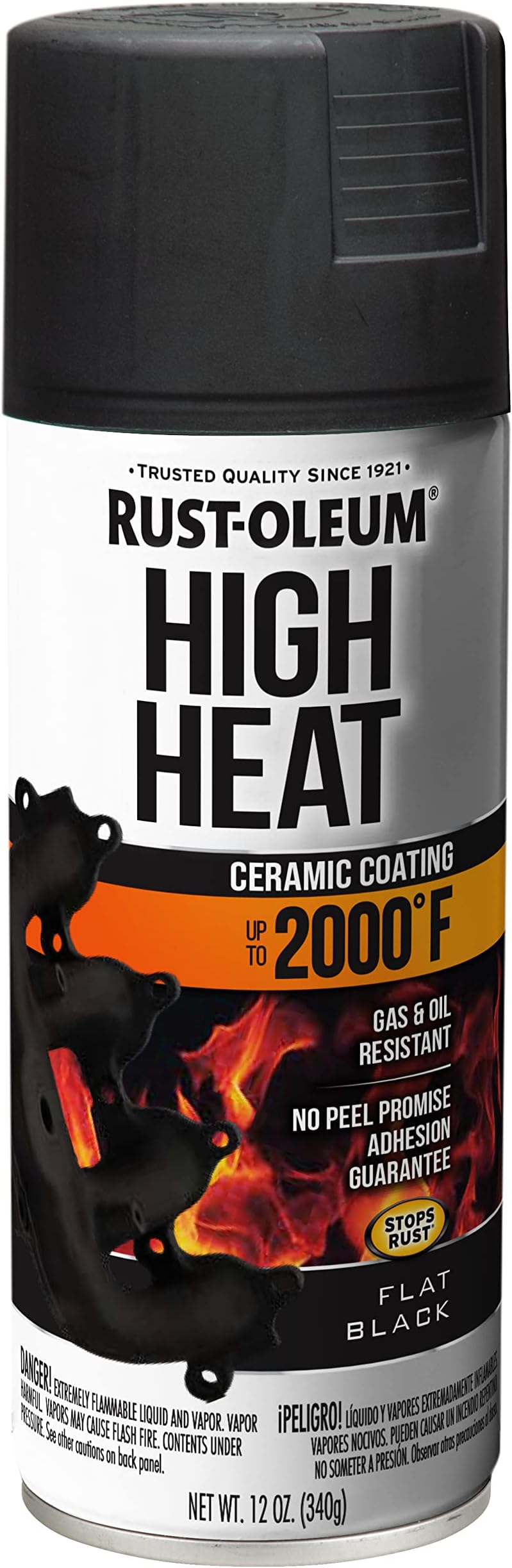 Amazon.com: Rutland - 81V Premium 1400 Degree F Hi-Temp Brush-On Paint ...
