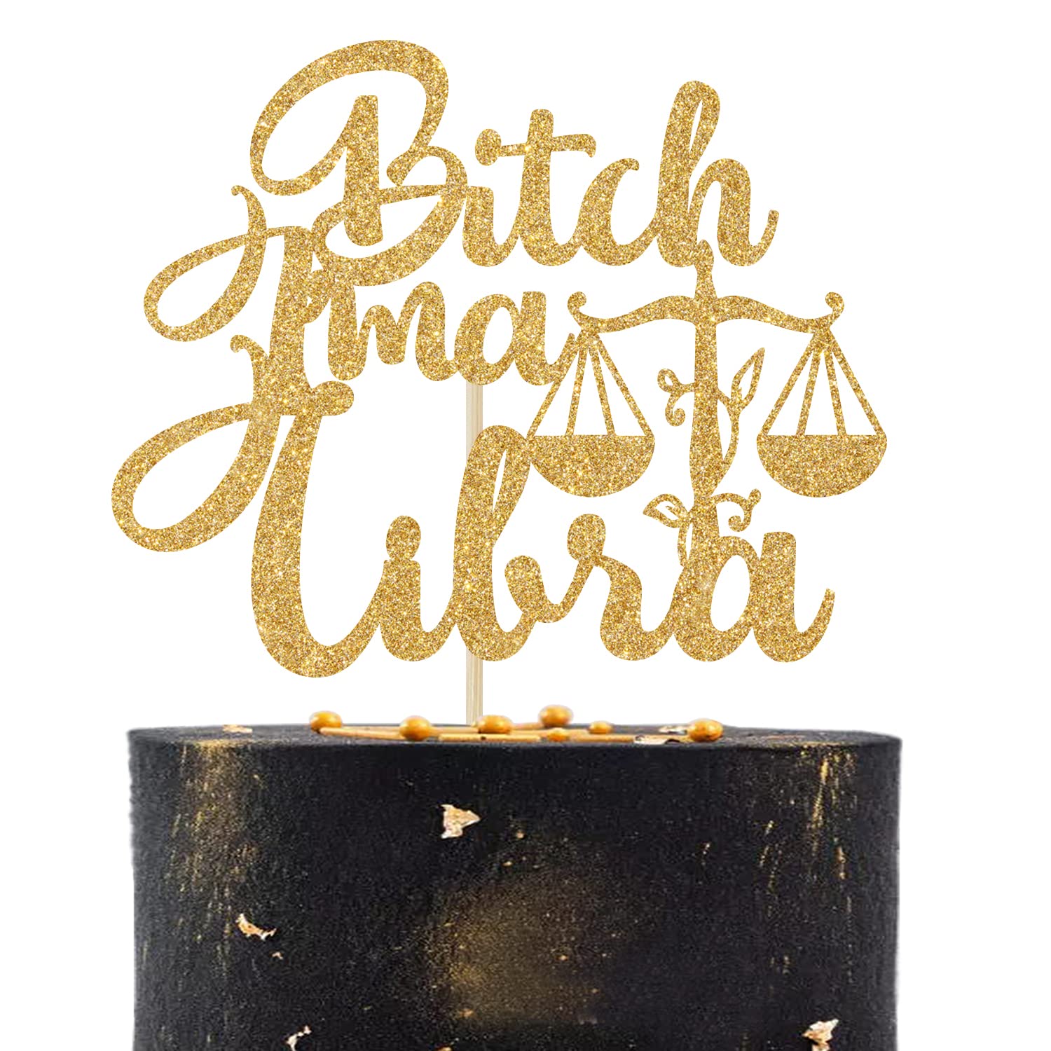 Amazon.com: Libra Birthday Cake Topper, Big Libra Energy Birthday Cake ...