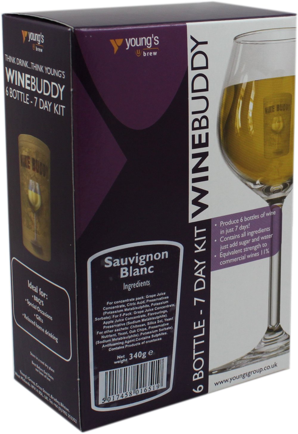 Wine Buddy/Youngs 6 Bottle Sauvignon Blanc : Amazon.co.uk: Grocery
