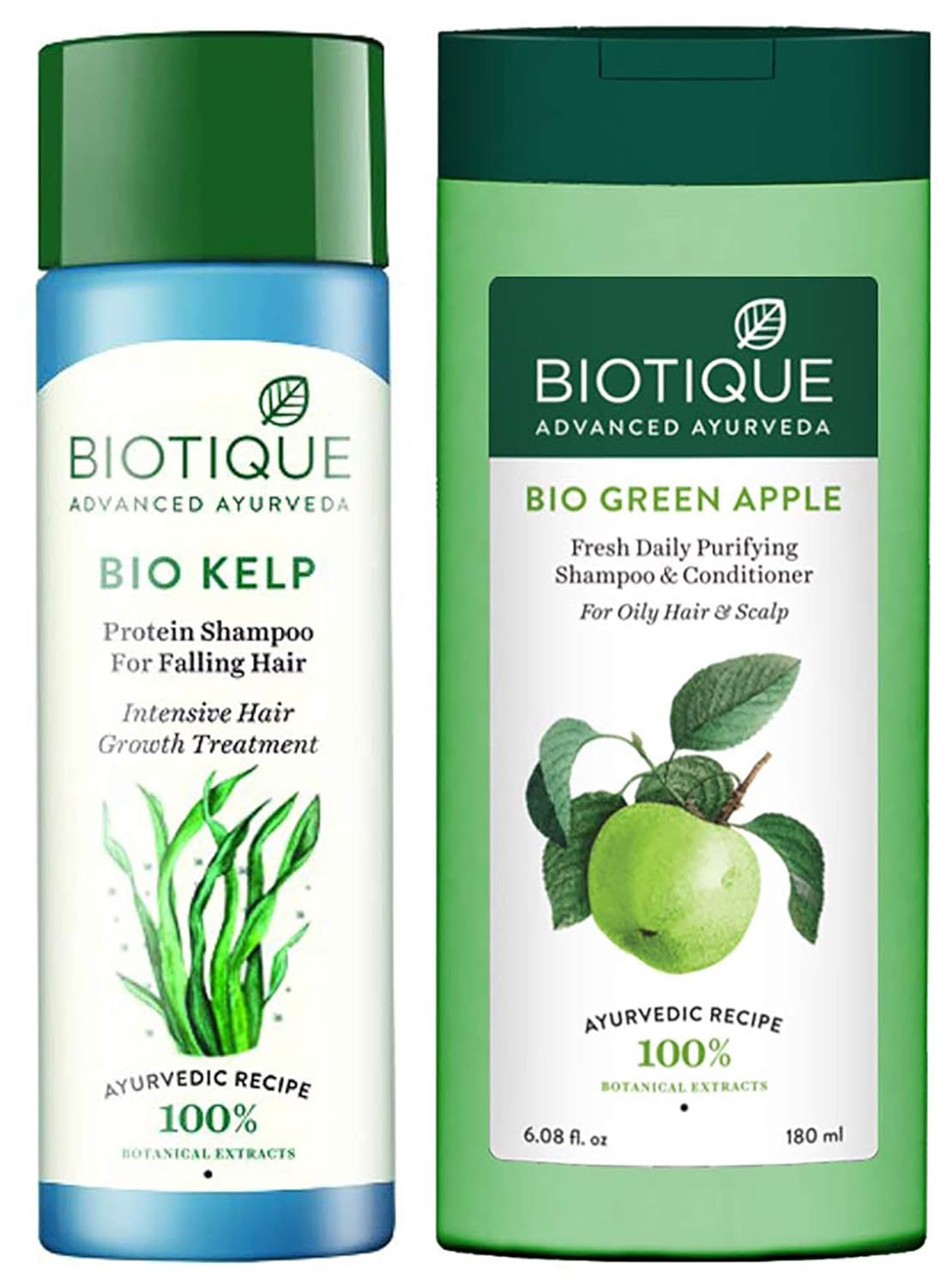 Buy Biotique Bio Kelp Fresh Growth Protein Shampoo, 190ml & Biotique ...