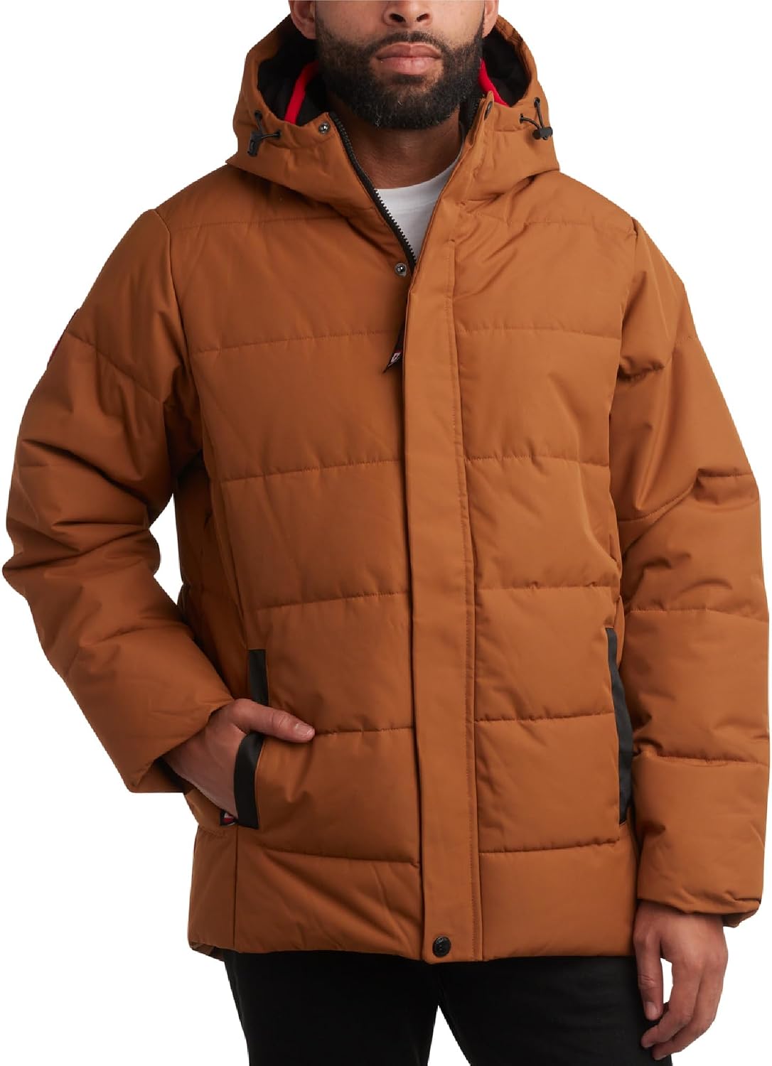 CANADA WEATHER GEAR Mens Winter Puffer Jacket - Heavyweight Insulated ...