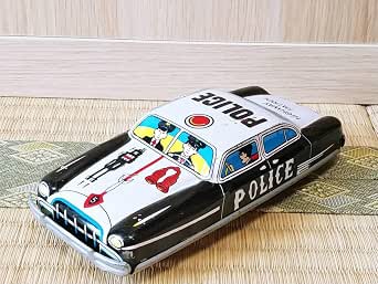 Amazon.co.jp: Tin Police Car Highway Patrol #11 Made in Japan Rare ...