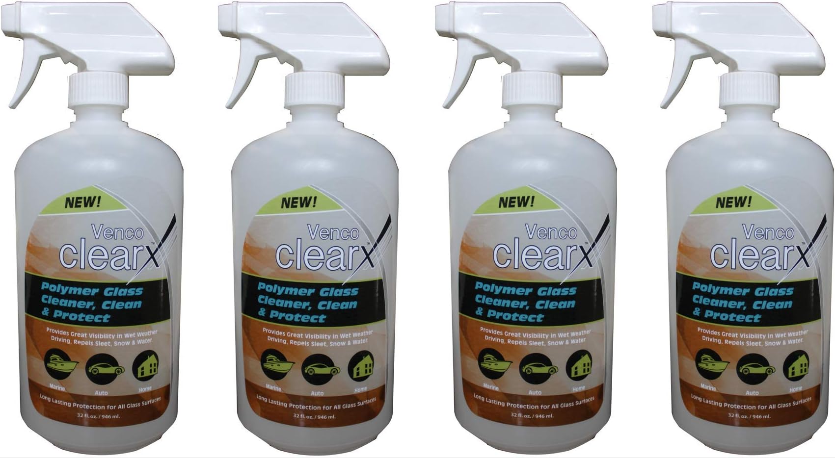 Amazon.com: Venco Clear X - Polymer Glass Cleaner, Cleans and Protect ...