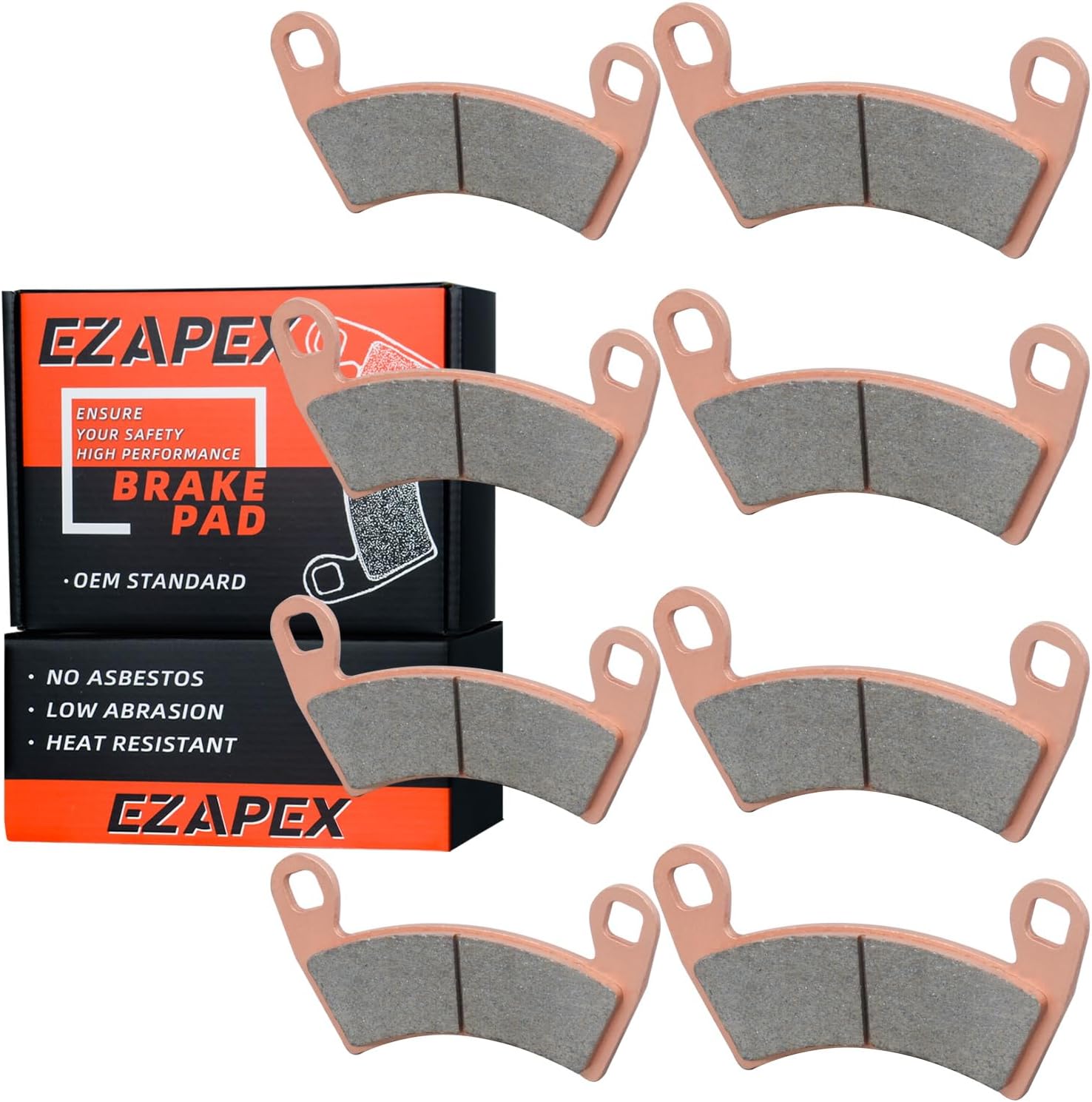 Amazon.com: Upgraded Brake Pads Front and Rear Compatible with Polaris ...