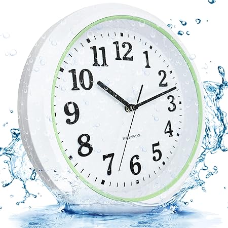 Amazon.com: The B-Style TB 12 Inch Outdoor Clocks Waterproof Outdoor ...