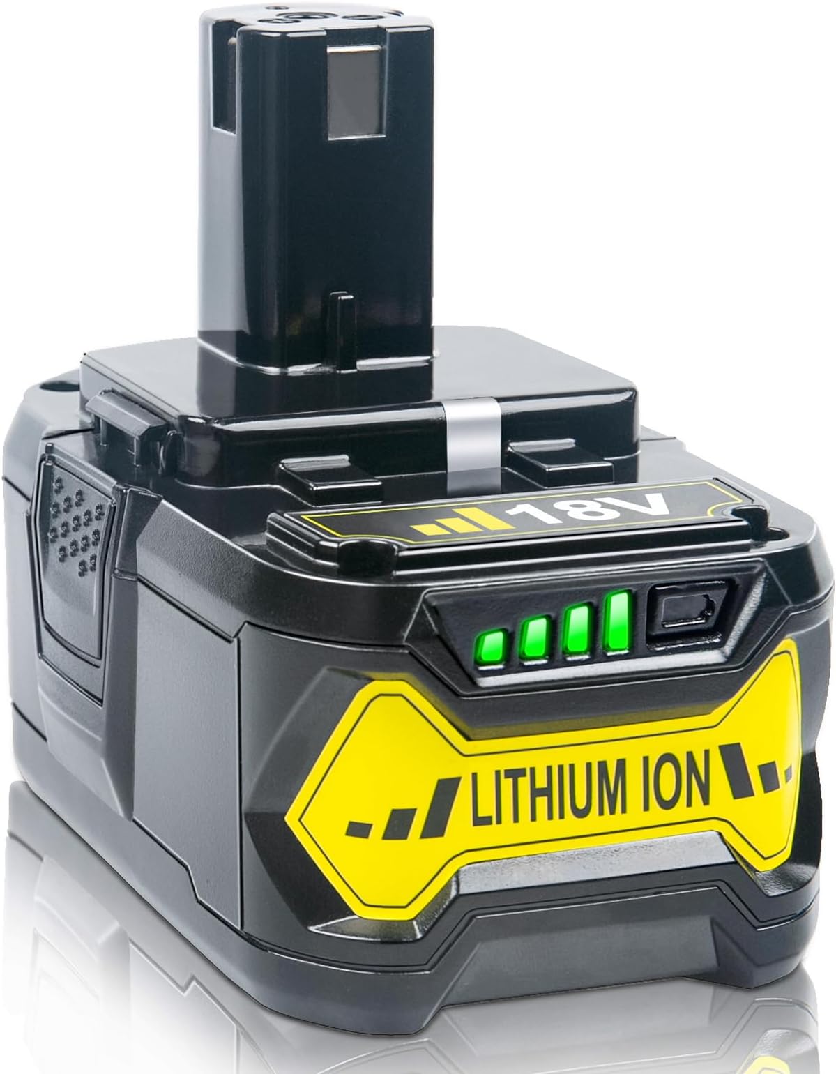 Amazon.com: FERRYBOAT 3600mAh P102 Battery Replacement for Ryobi 18V ...