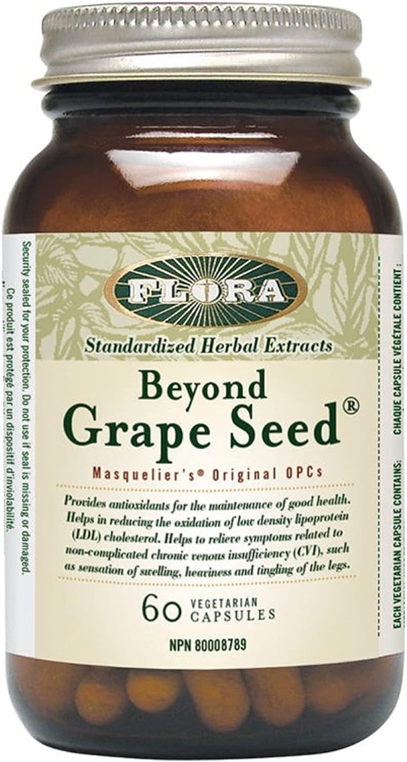 Flora Health Beyond Grape Seed With Masquelier OPC Grapeseed Extract ...