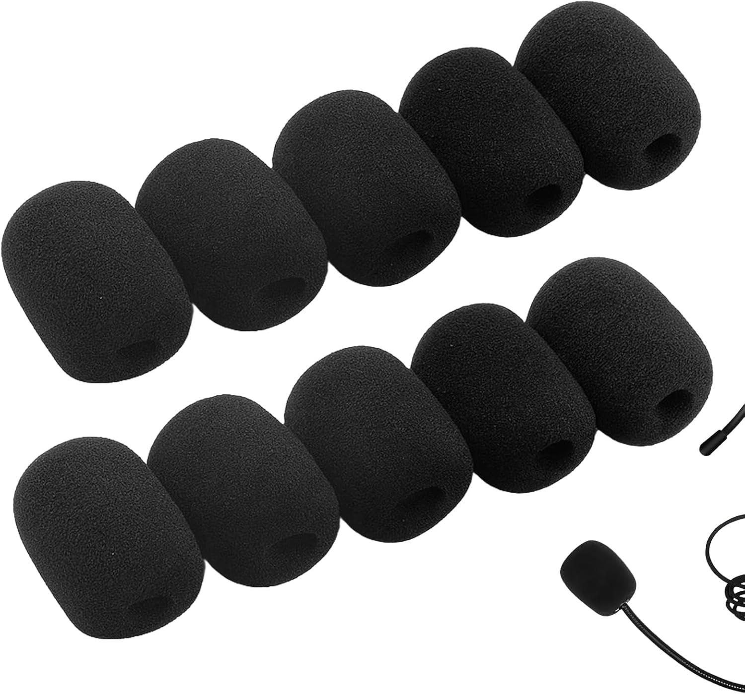 Amazon.com: 30 Pcs Lapel Microphone Windscreen,Headset Windscreen, Mic ...