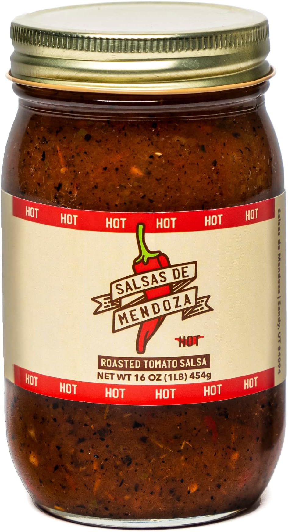 Amazon.com: Salsas De Mendoza Roasted Tomato Salsa (Hot) - Authentic ...