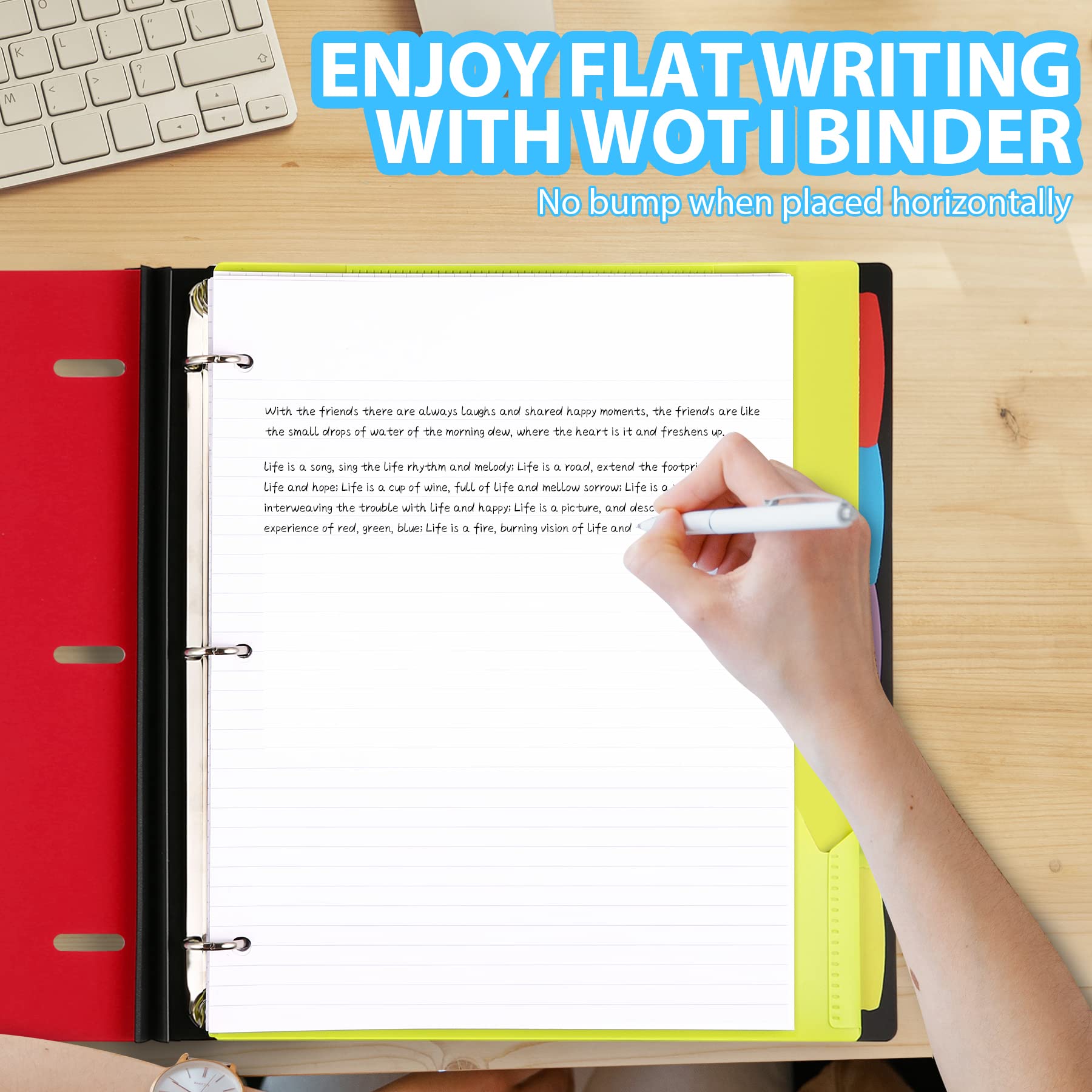 Snapklik.com : WOT I All-in-one Telescoping Binder Notebook, Refillable ...