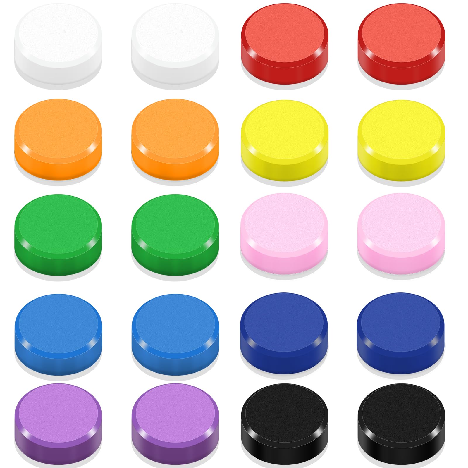 Snapklik.com : 20 Pack Fridge Magnets, 10 Colors Mini Strong ...