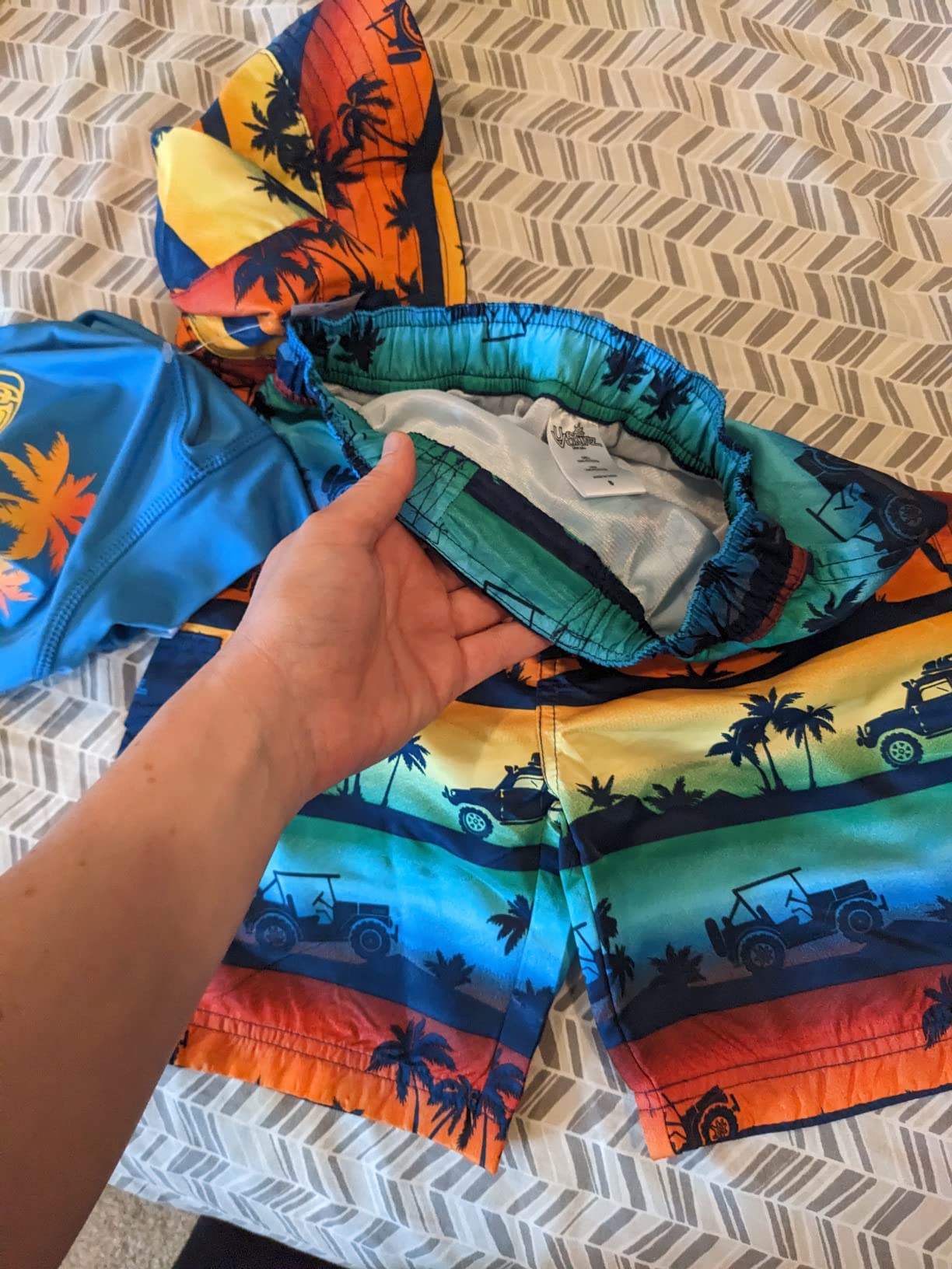 $7/mo - Finance UV SKINZ Boys 3 Piece Sun and Swim Set with UPF 50+ Sun ...